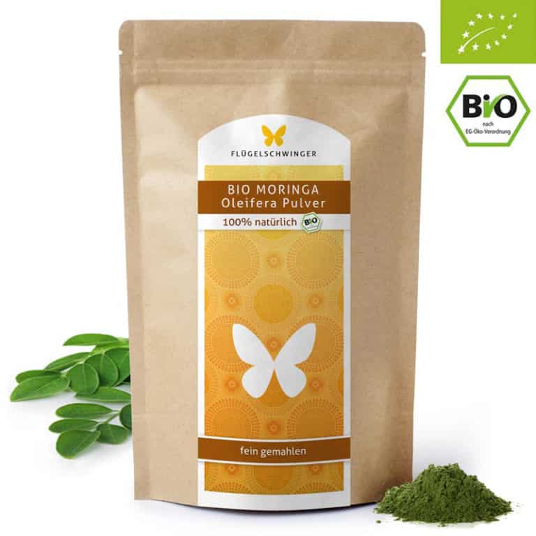 Bio-Moringa-Oleifera-Pulver von FLÜGELSCHWINGER | Onlineshop